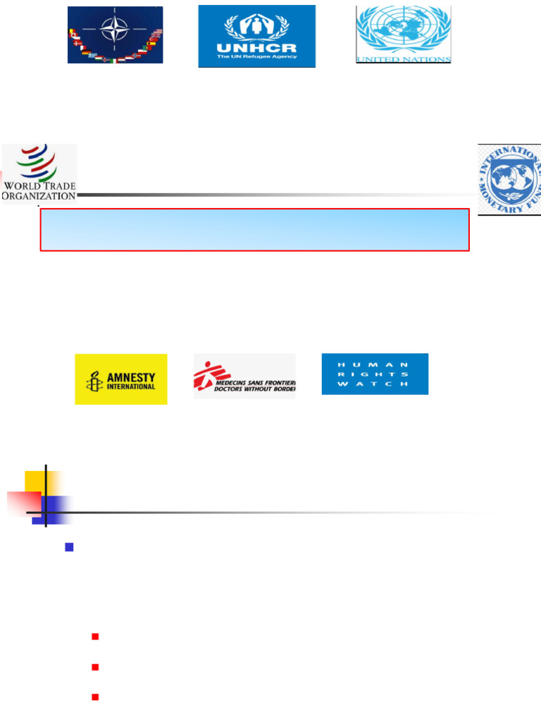 Int.+Org. 2025 2 Functions+and+Classification+of+IOs | PDF | Non Governmental Organization ...