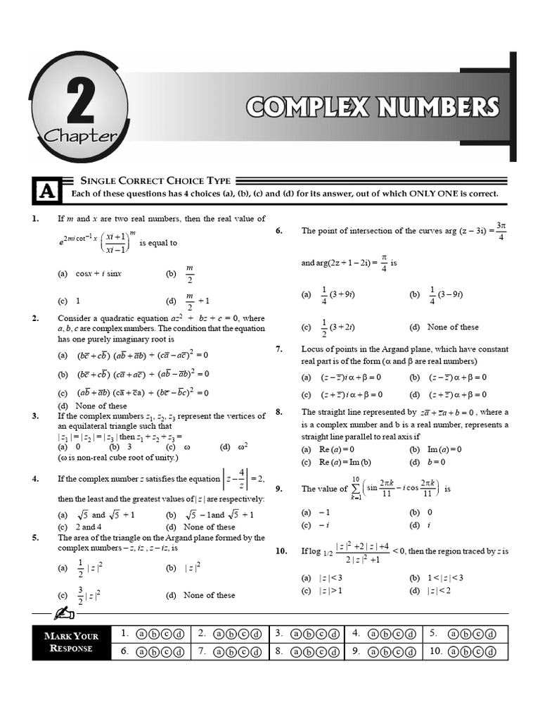 Complex Numbers | PDF | Complex Number | Mathematics
