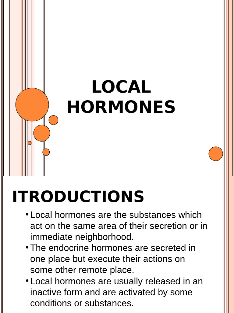 Local Hormones | PDF