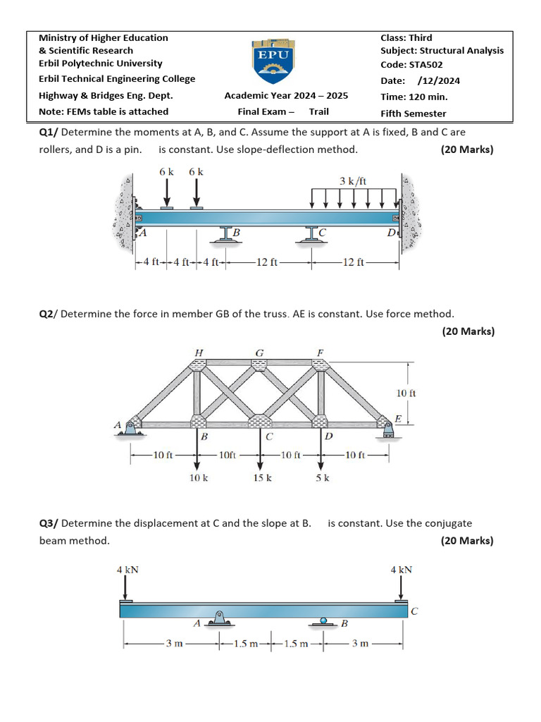 Final Structure B | PDF | Structural Analysis | Mechanics