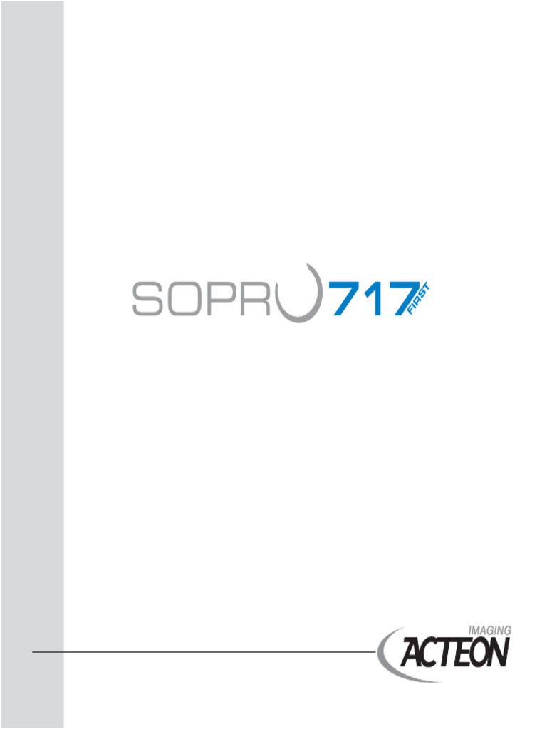 SOPRO 717 First Dental Camera Manual | PDF | Medical Device | Usb