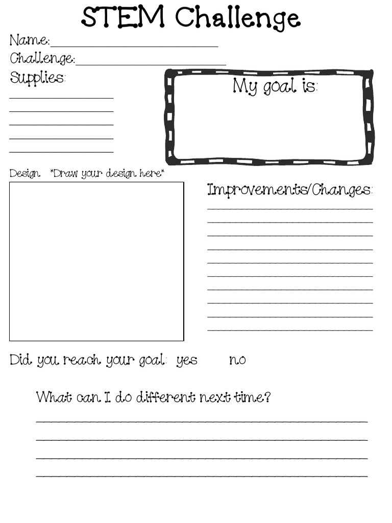 STEM Record and Reflect Sheet | PDF