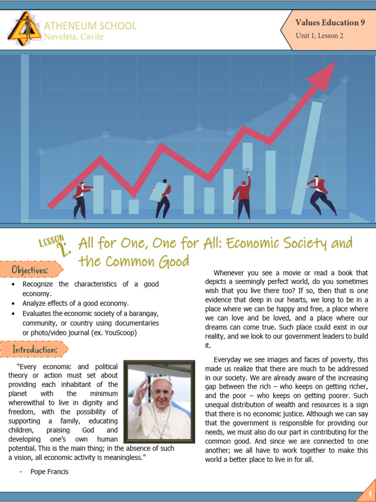 Values 9 U1 L2.1 Module | PDF | Poverty | Poverty & Homelessness