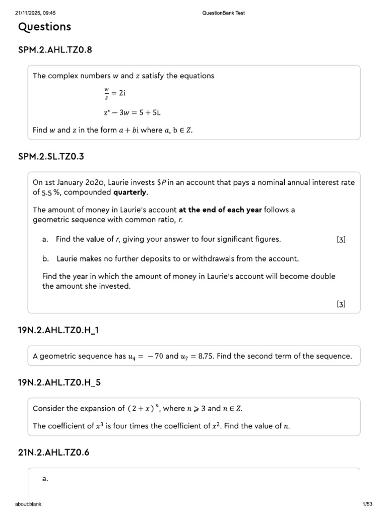 Paper 2 Mathematics Practice. | PDF