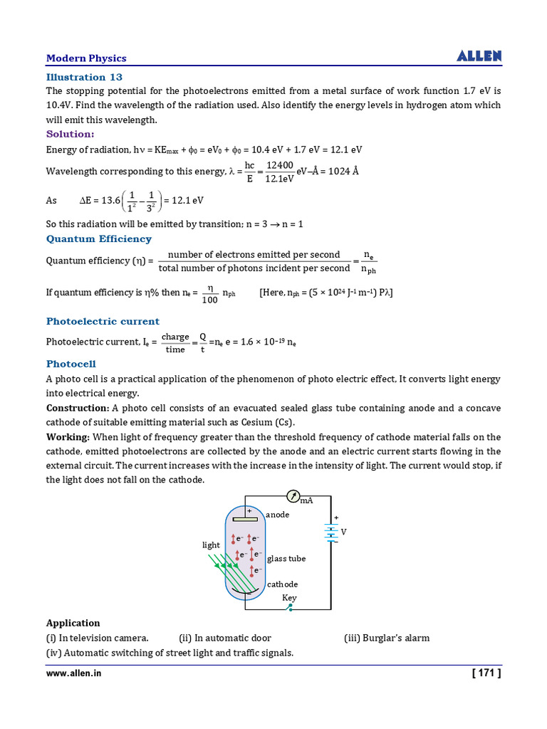 Allen 12th Theory Module 2026 (1) | PDF | Nuclear Fission | Atomic Nucleus