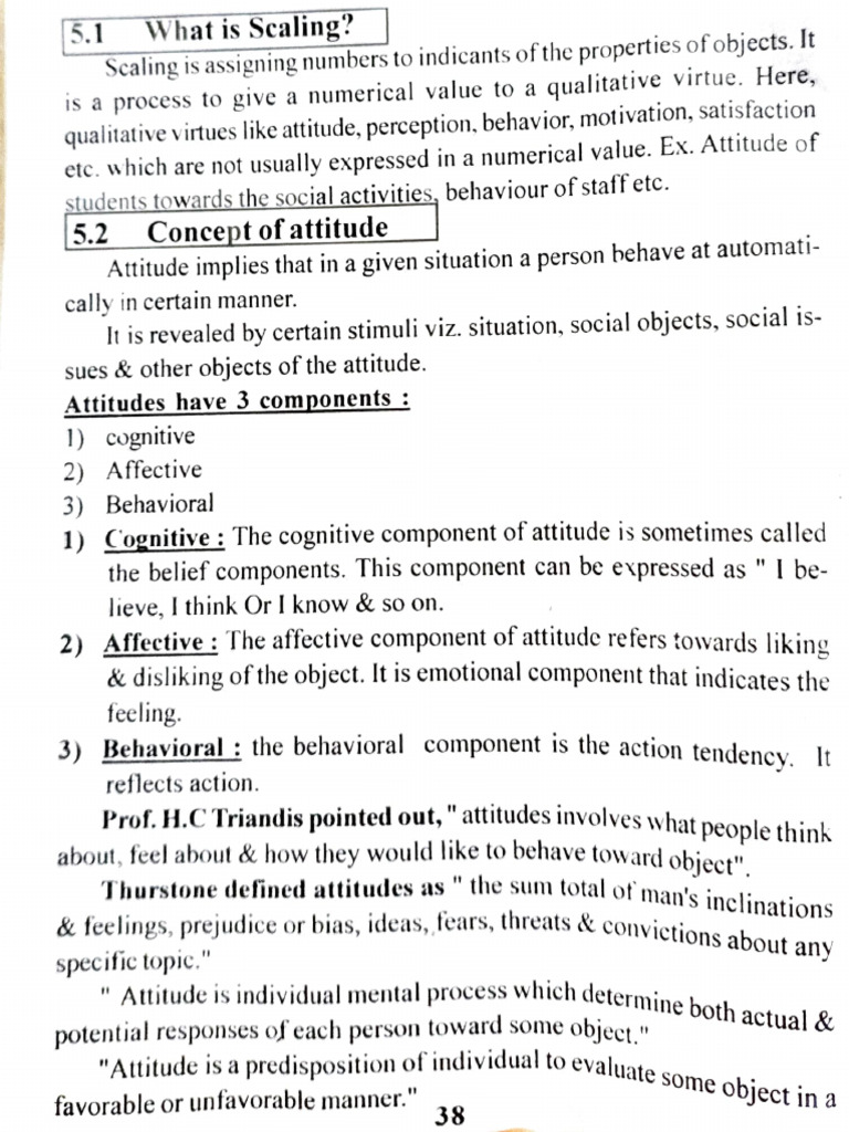 Understanding Attitude Scaling Techniques | PDF | Attitude (Psychology ...