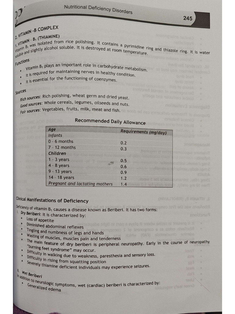 Vitamin B | PDF