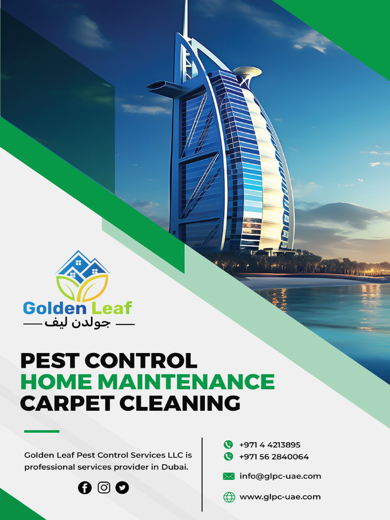 Golden Leaf Pest Control Dubai Compnay Brochure | PDF