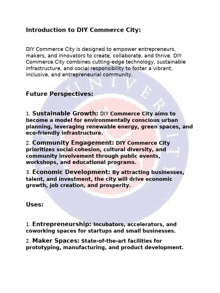 DIY Commerce City | PDF