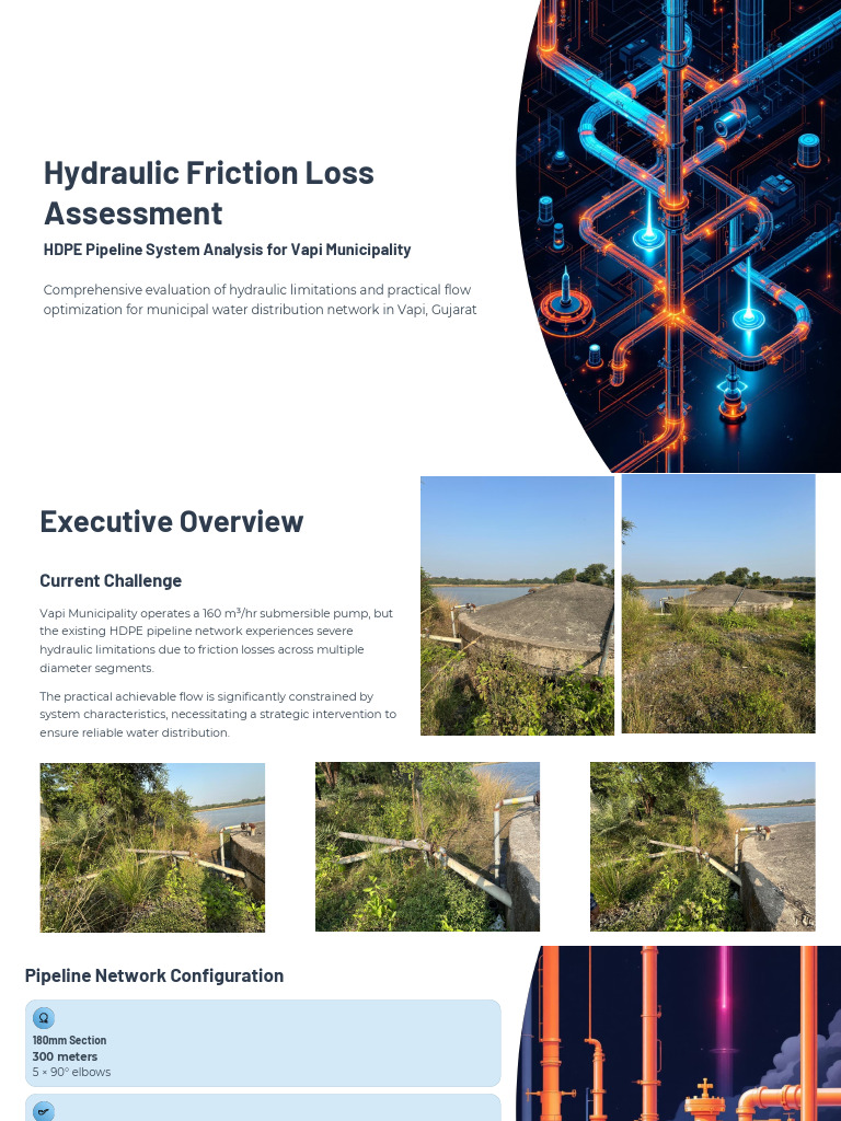 Hydraulic Friction Loss in Vapi Water System | PDF | Pump | Chemical ...