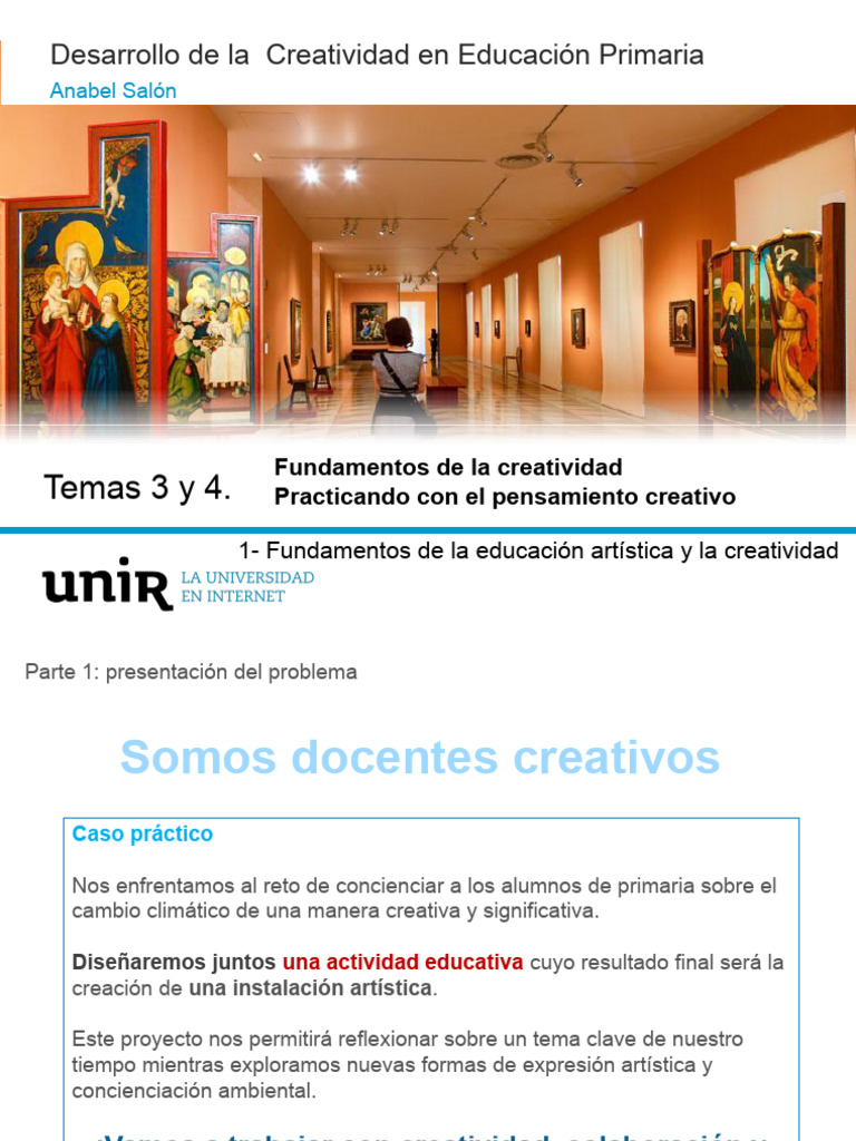 Tema 3 y 4_Creatividad.pptx | PDF | Creatividad | Pensamiento