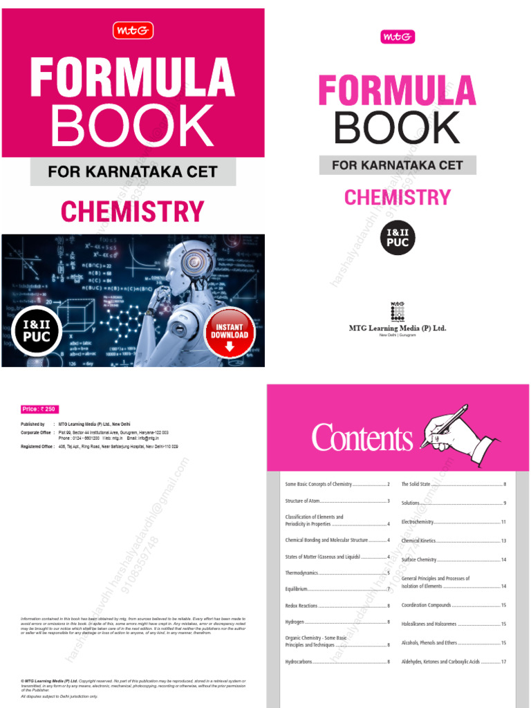 Comprehensive Chemistry Concepts Guide | PDF | Chemical Bond | Molecules