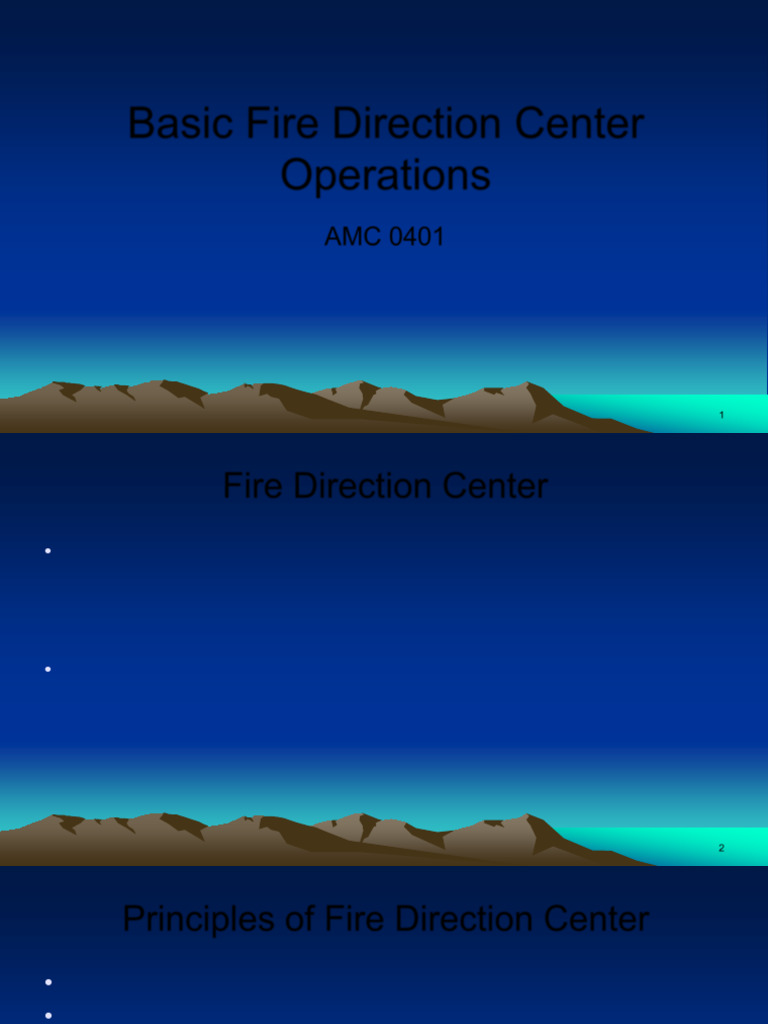 Basic FDC v.2 | PDF | Projectiles | Artillery