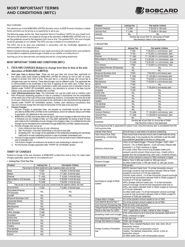 Bob Mitc a4-Booklet Ver-18nov25 25nov2025 | PDF | Credit Card | Debit Card