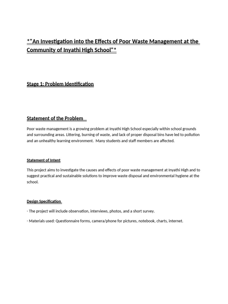 Geography__figo_project_1 | PDF | Waste Management | Waste