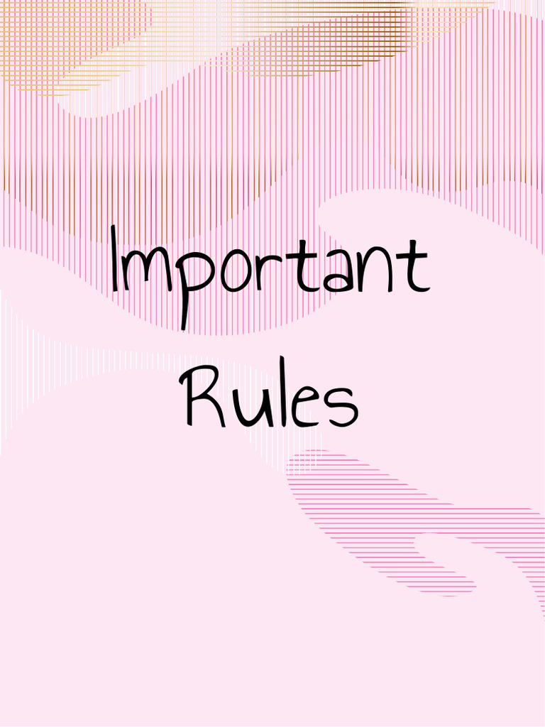 Important Rules | PDF | Electromagnetism | Physics