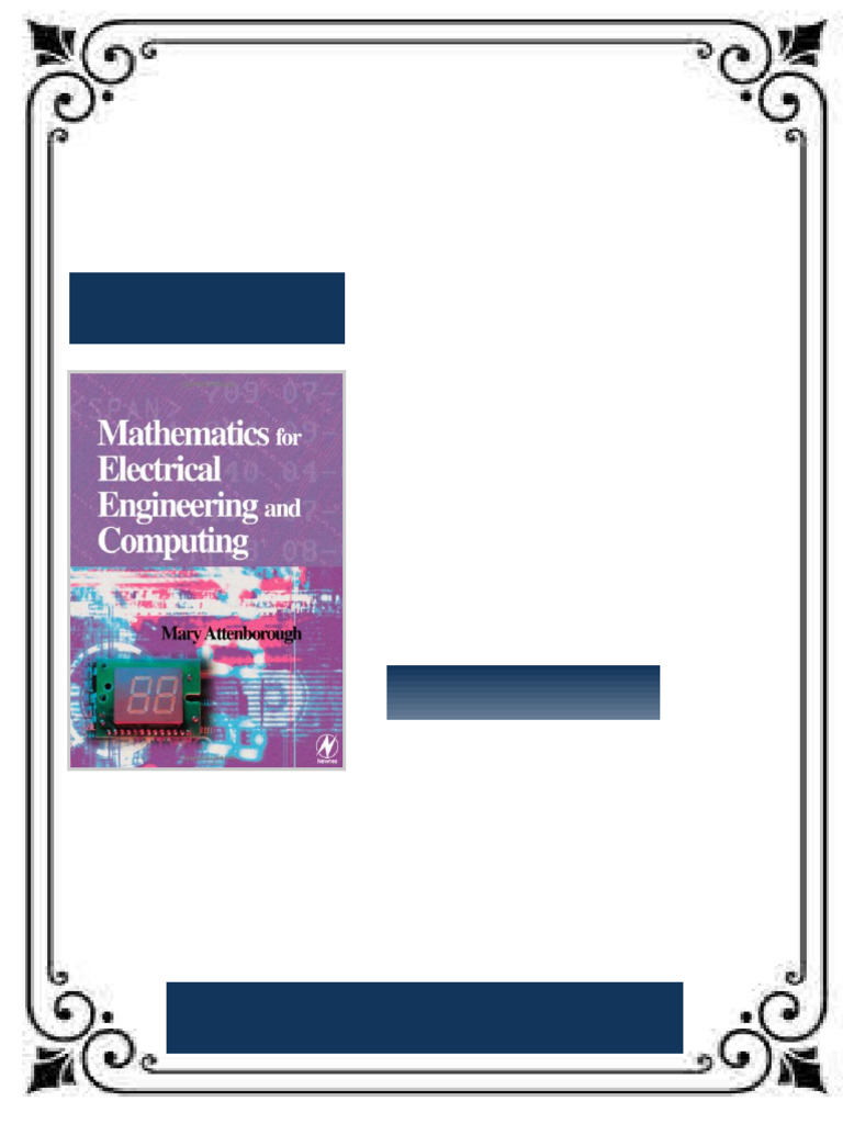 Mathematics for Electrical Engineering and Computing 1st Edition Mary P. Attenborough ebook ...