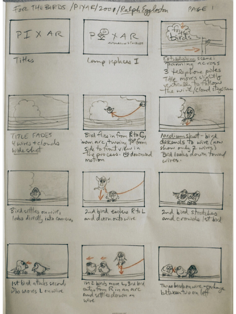 Storyboard for the Birds | PDF