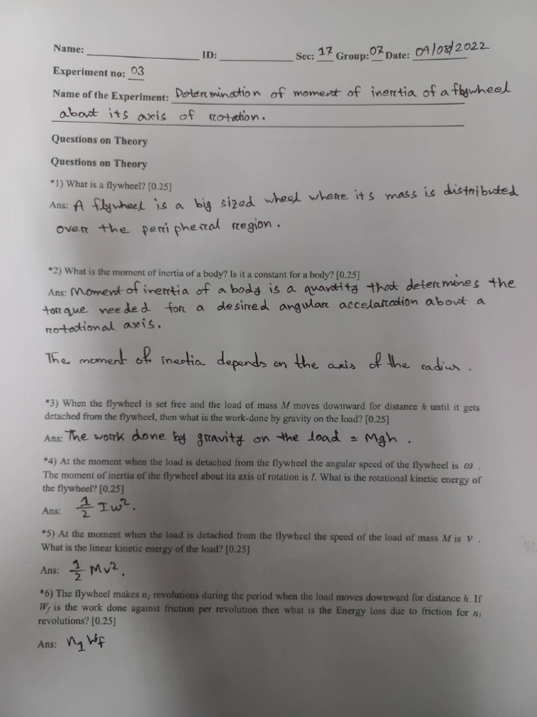 Sample Experiment 3 | PDF