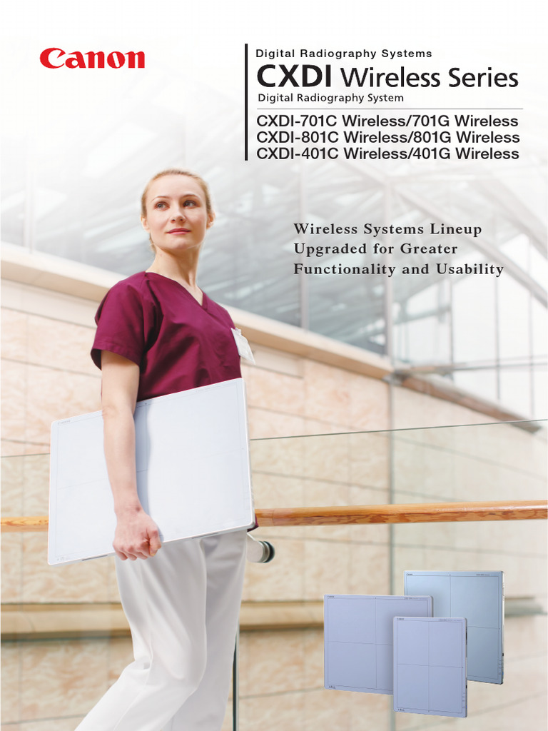 Canon CXDI Wireless Digital Radiography Systems | PDF | Radiography | X Ray