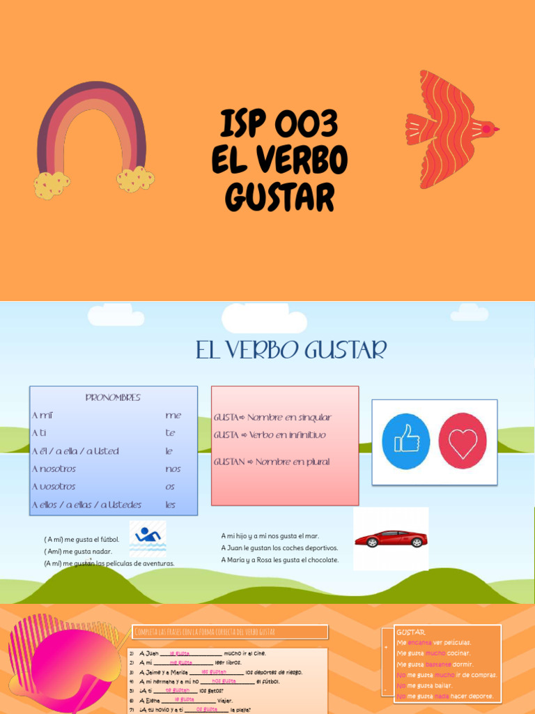 El Verbo Gustar 1 para 003 | PDF