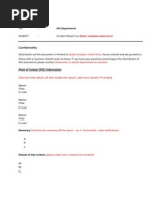 CBI Form | PDF
