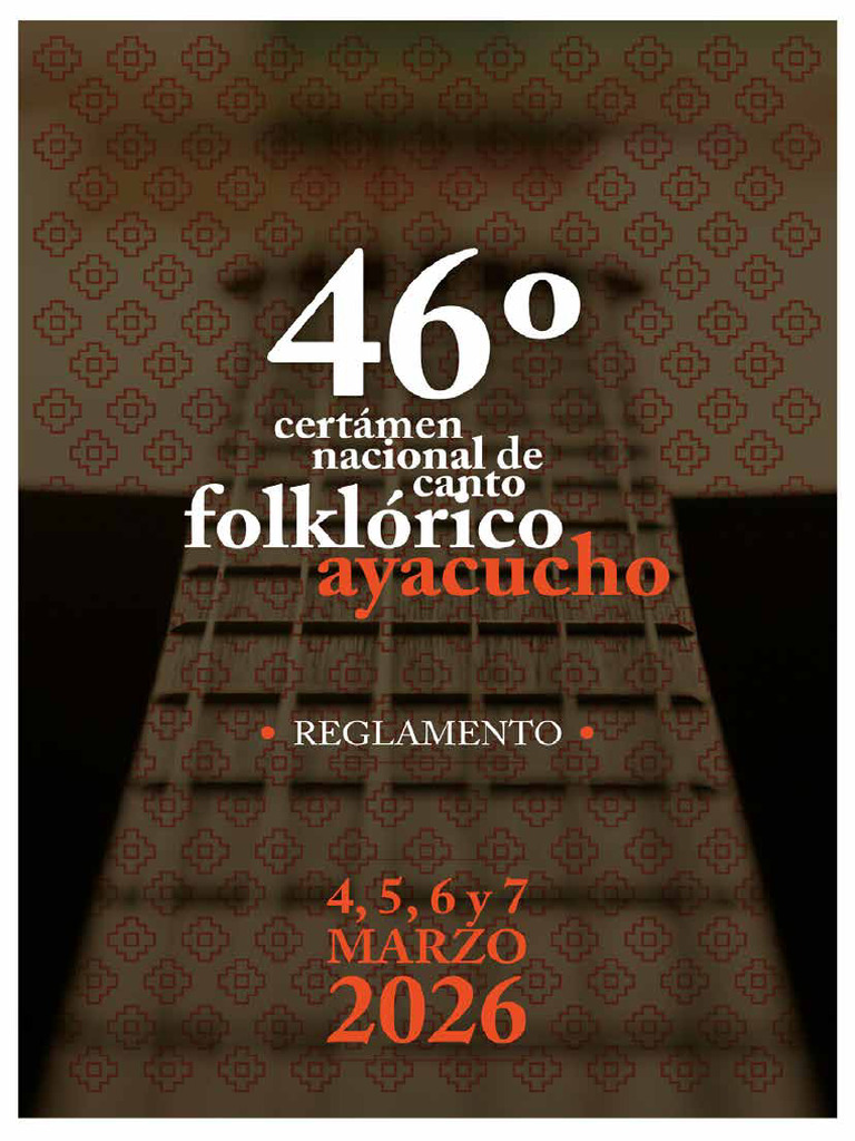 Reglamento Certamen 2026 | PDF | Bailes | Canciones