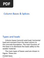 Column Base Plate Design Guide | PDF | Column | Bending