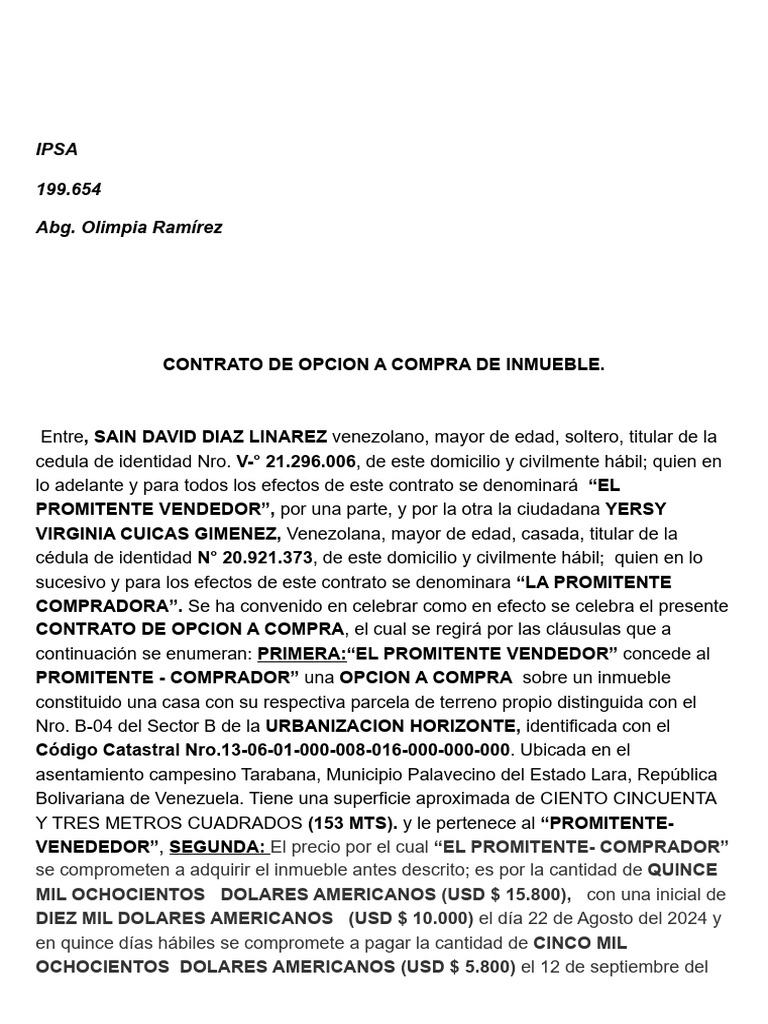 Documento Final Venta SAIN.docx 20260116 091910 0000 | PDF | Daños y ...