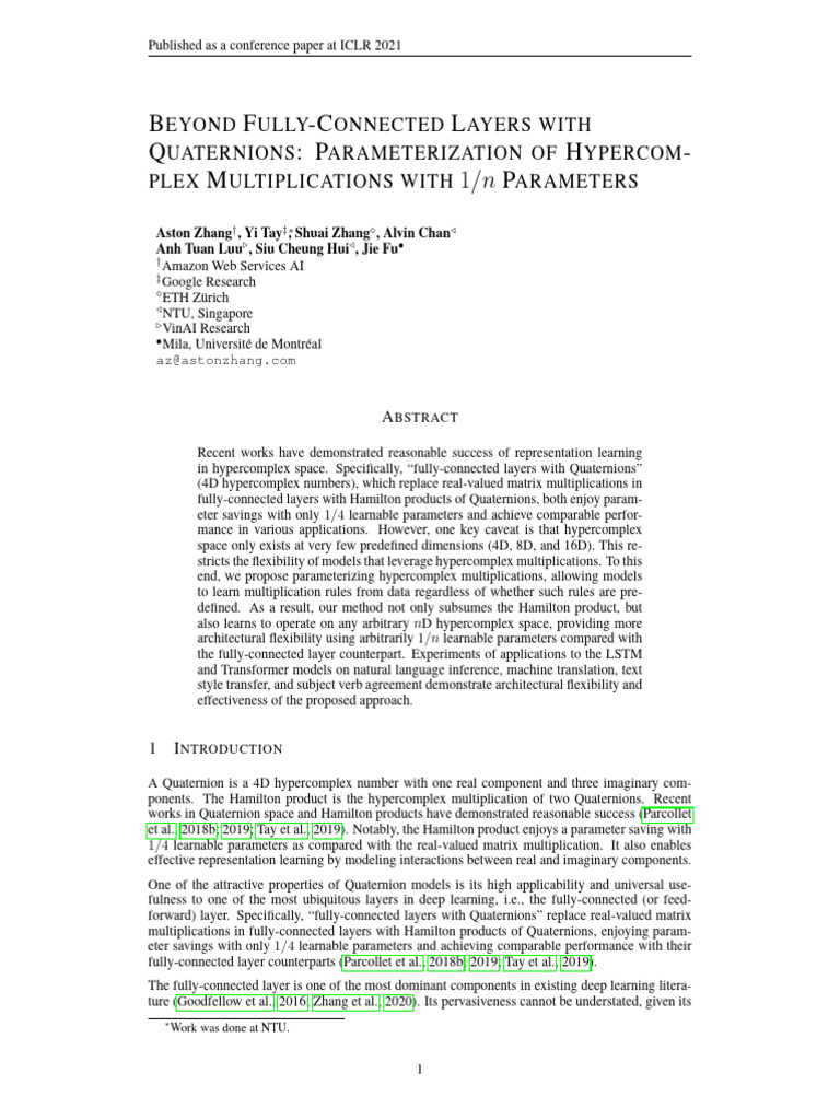2102.08597 | PDF | Matrix (Mathematics) | Linear Algebra