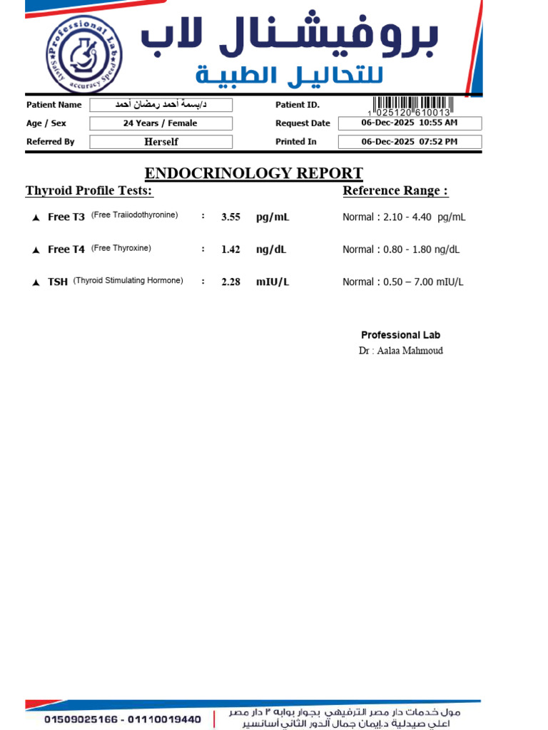 1025120610013 Endocrinology Tests | PDF