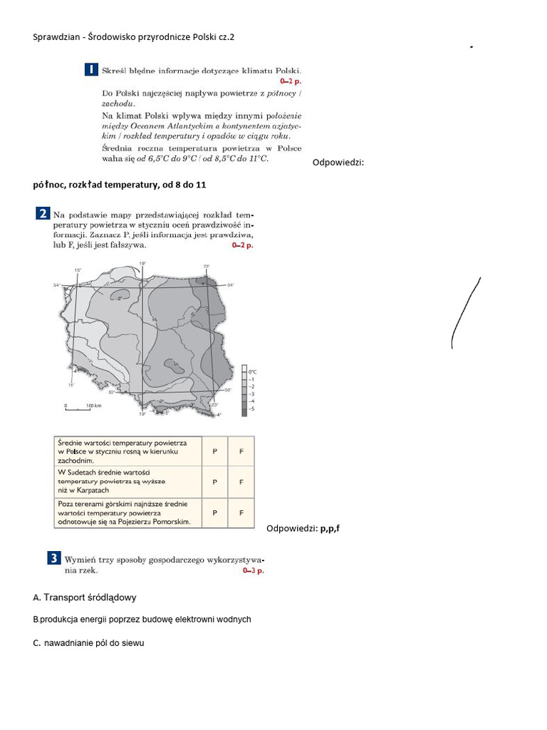 Natalia Sadowska - Sprawdzian Kl.7 Srodowisko Przyrodnicze Polski Cz.2 ...