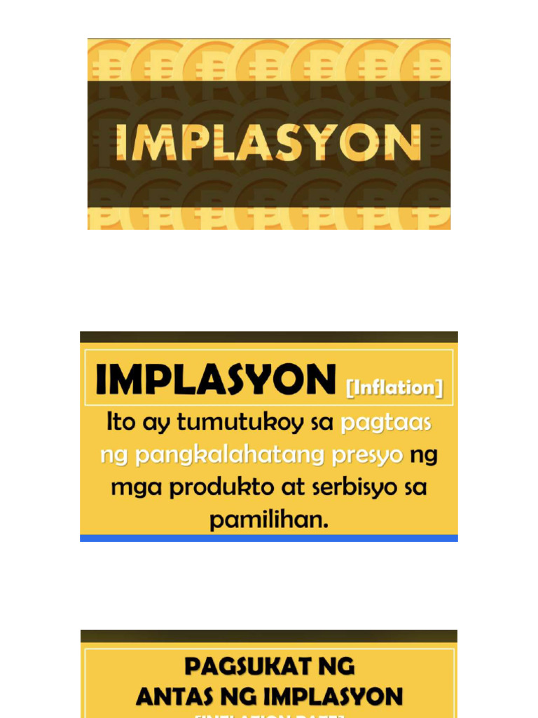 Implasyon | PDF
