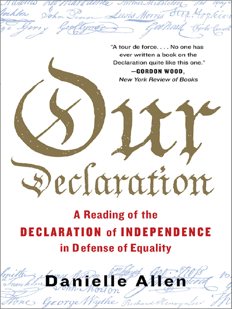 Understanding the Declaration of Independence | PDF | Egalitarianism
