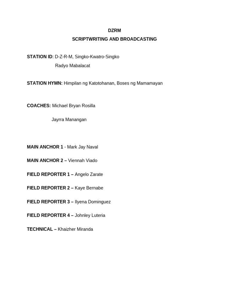 News Report | PDF