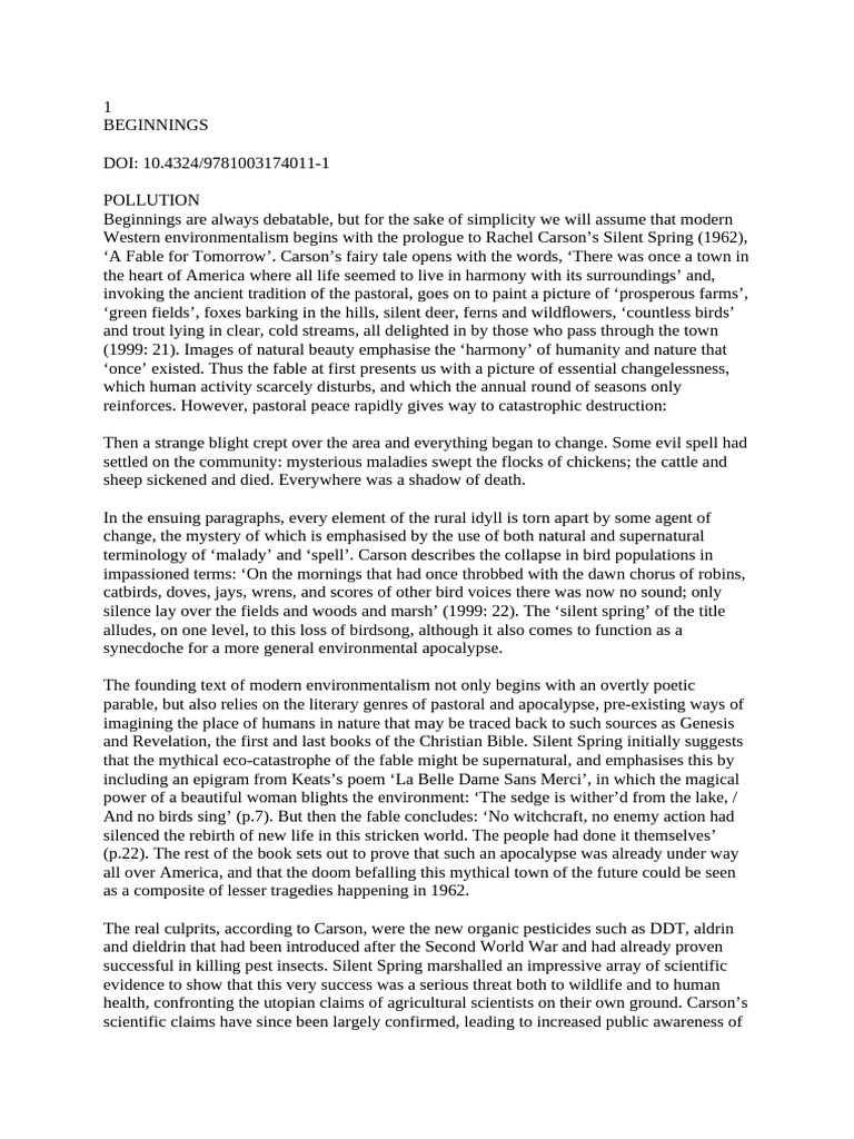 Ecocriticism Greg Garrard Introduction | PDF | Ecocriticism | Risk