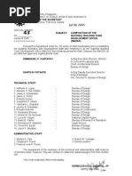 NBCDO Memo Circular No.01 Series of 2005 | PDF | Philippines
