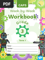 Grade R Coding & Robotics Workbook | PDF | Computer Programming | Pattern