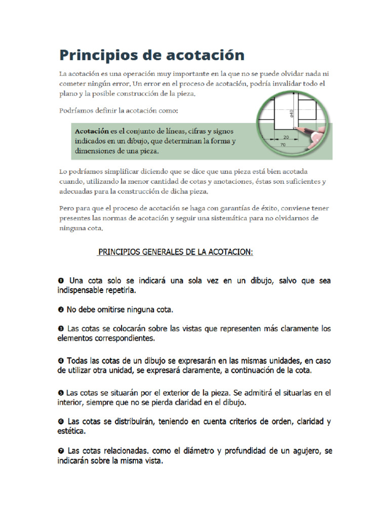 Reglas de Acotado-1 | PDF