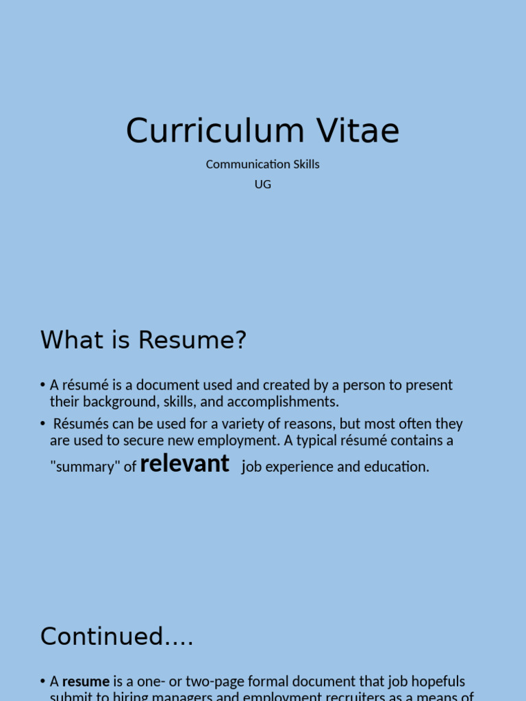 Cv Writing Final | PDF | Résumé | Computing