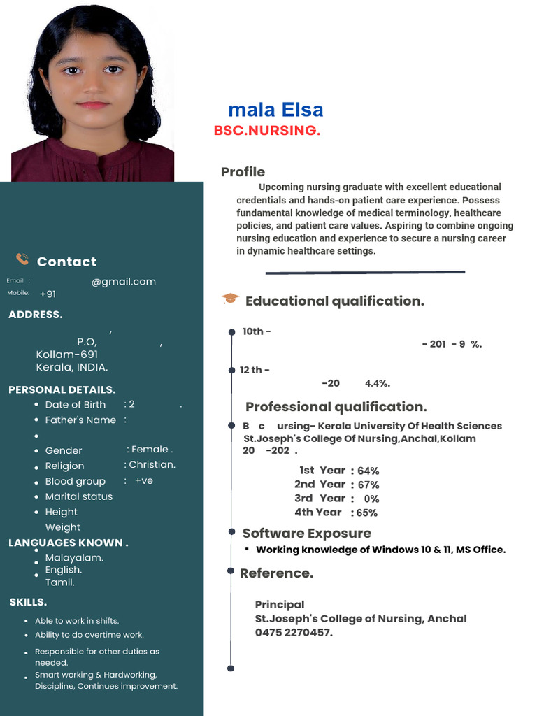 Amala Elsa | PDF | Nursing | Intravenous Therapy