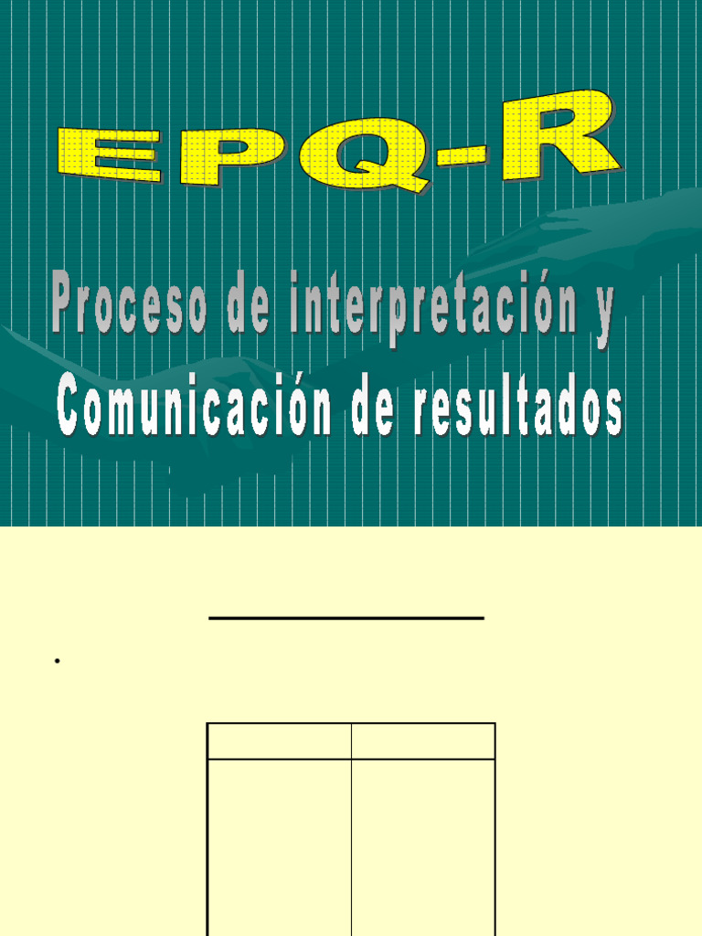 Informe de Evaluación Psicológica EPQ-R | PDF | Ansiedad | Creatividad