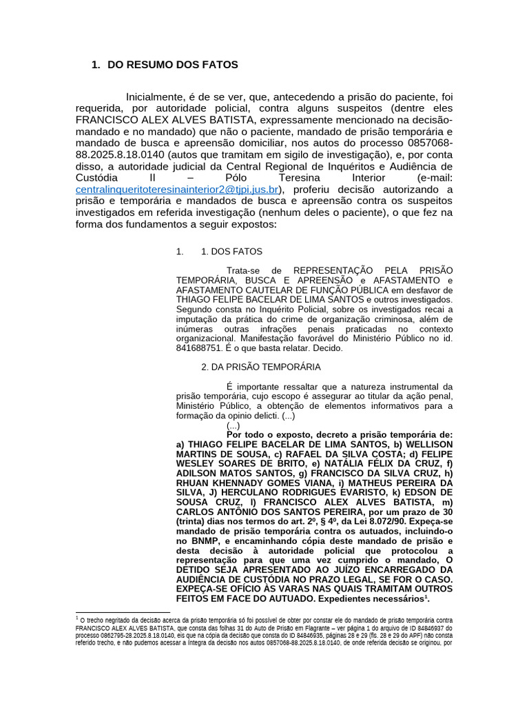 Hc Carlos Alberto | PDF | Crimes | Crime e Violência