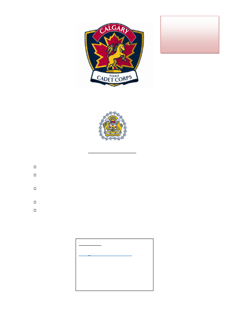 CPCC Cadet Application Form v4 | PDF