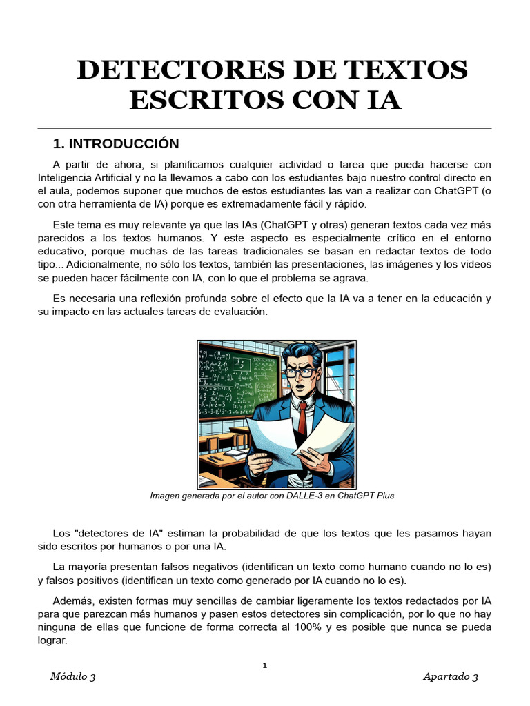 3.3.Detectores de IA - V3 | PDF | Inteligencia artificial | Inteligencia (IA) y semántica