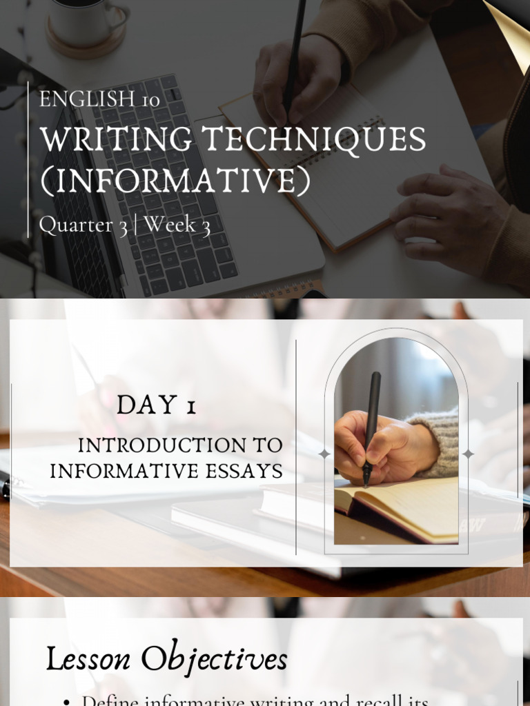 3. Writing Techniques Informative | PDF | Recycling | Pollution