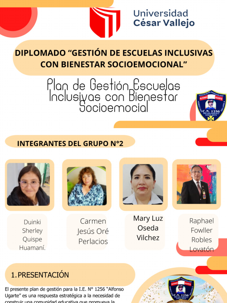 Plan de Inclusion de La I.E. Alfonso Ugarte-2025 | PDF