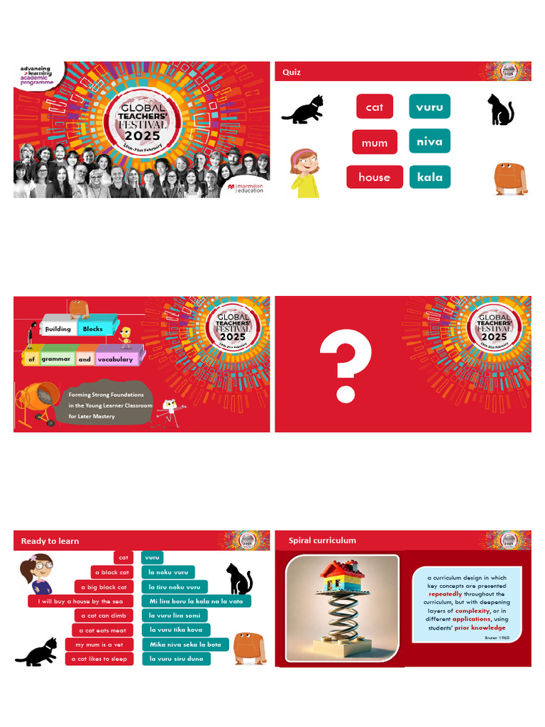 Building Blocks of Grammar and Vocabulary Forming Strong Foundations in ...