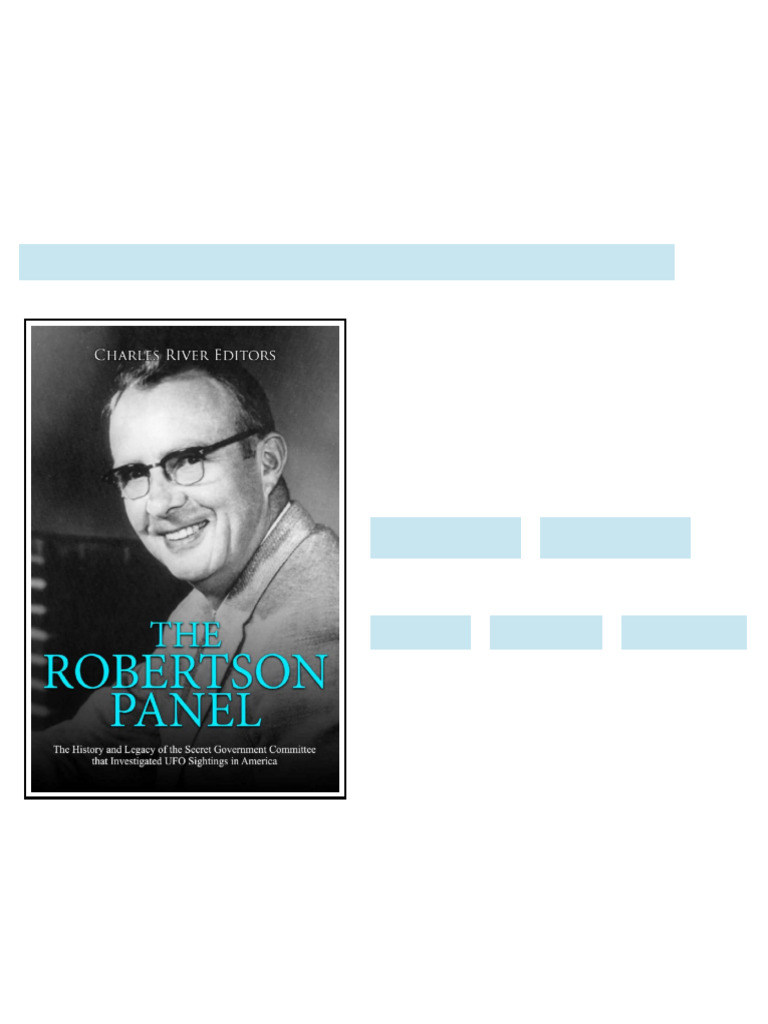 (Ebook) The Robertson Panel - Charles River Editors by F3thinker ! ISBN ...