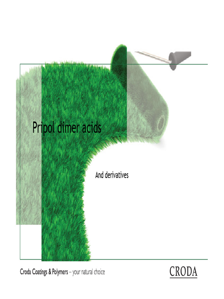 Croda Pripol Dimer Acid Alg 12 2012 | PDF | Epoxy | Carboxylic Acid